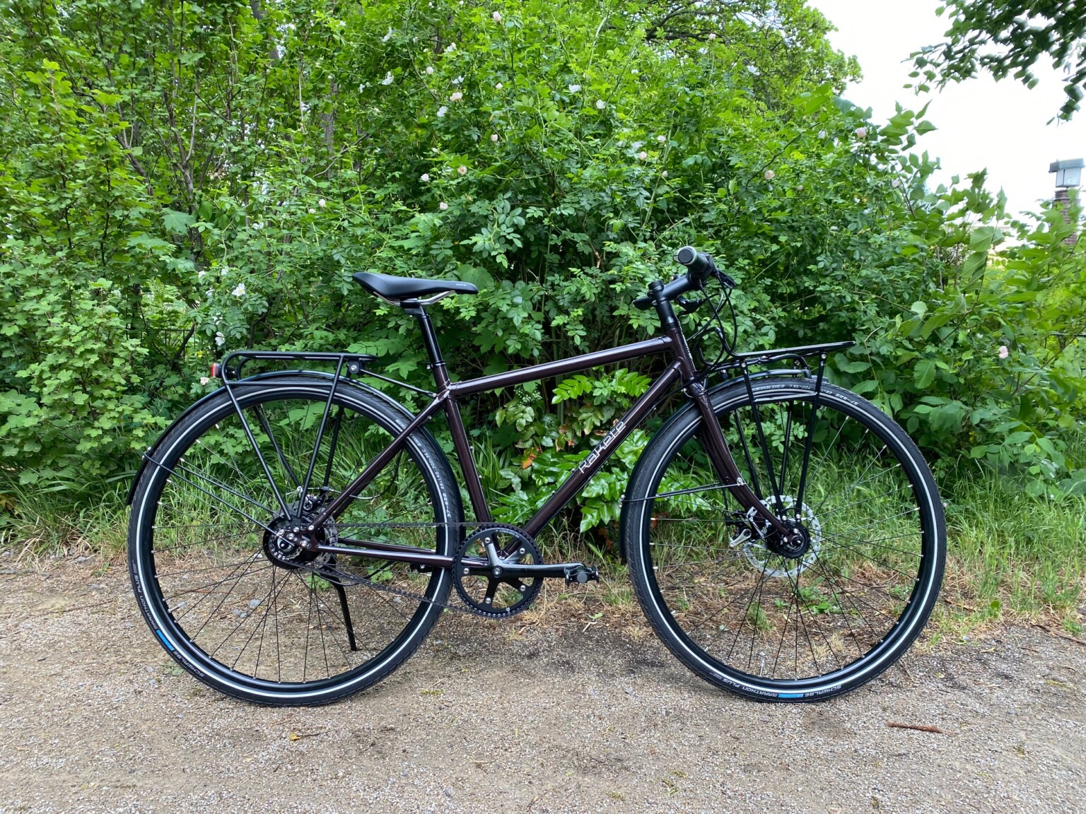 RAKETE Randonneur Flat Bar - Rohloff Speedhub - Gates Carbon Drive ...